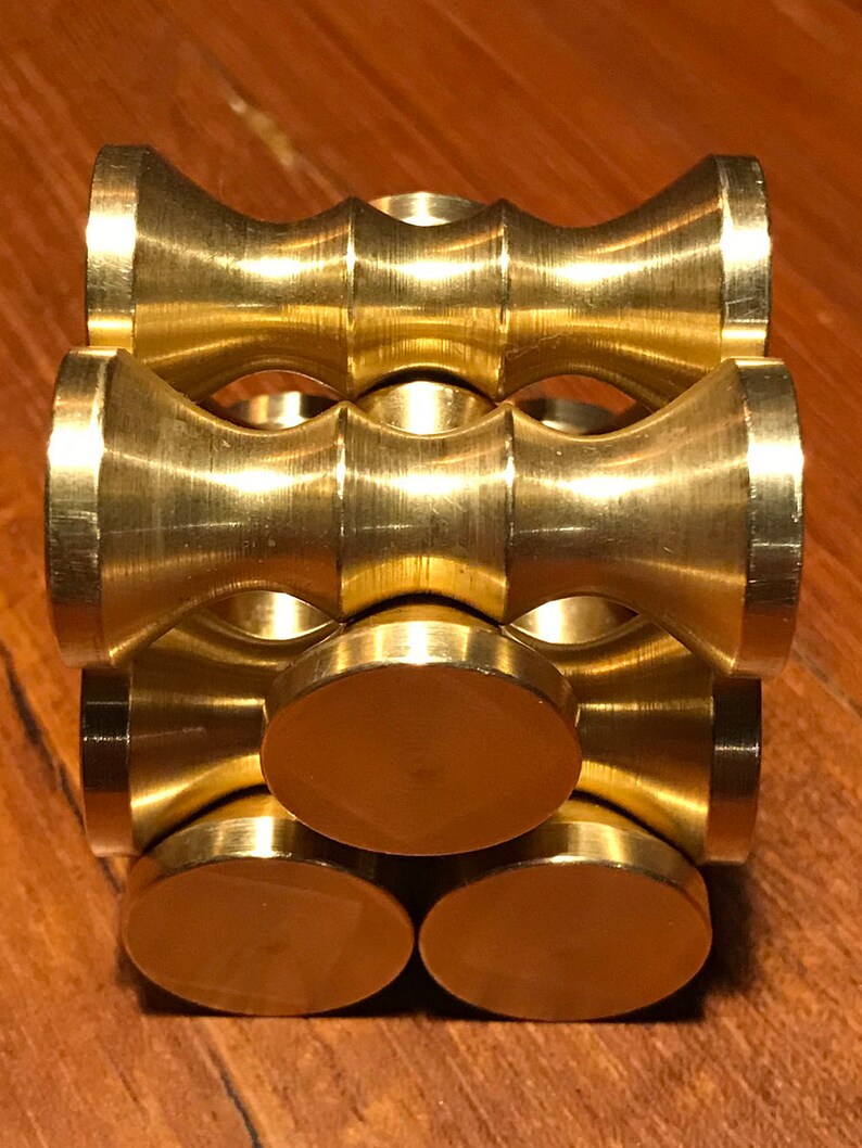 Hyperboloid Burr 6/7 Piece Brass Puzzle Design by Oskar - Etsy