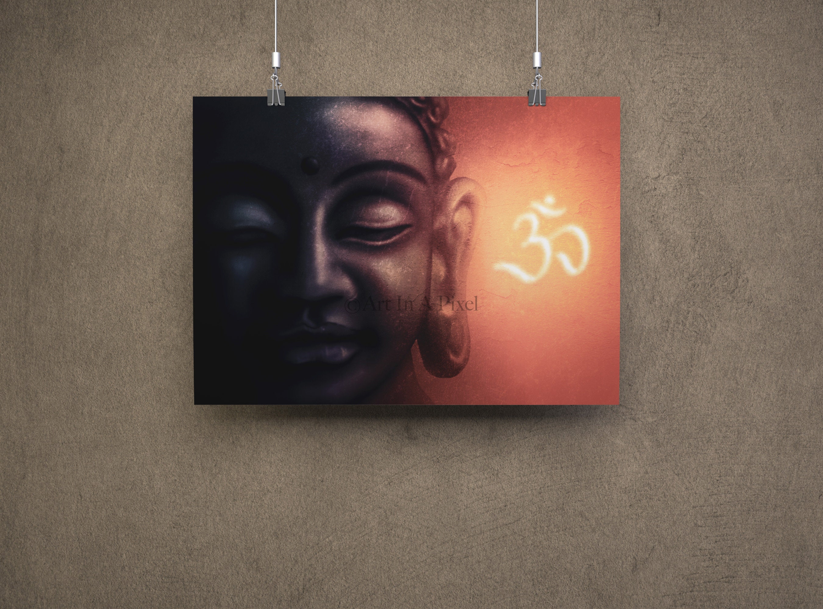 Art & Collectibles Digital Prints Digital Art Gentle Buddha Hands Wall ...