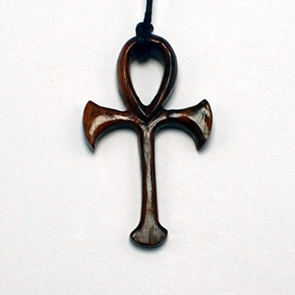 Wooden Ankh by Crown Republic | Hand Carved Wooden Pendant Jewelry ...