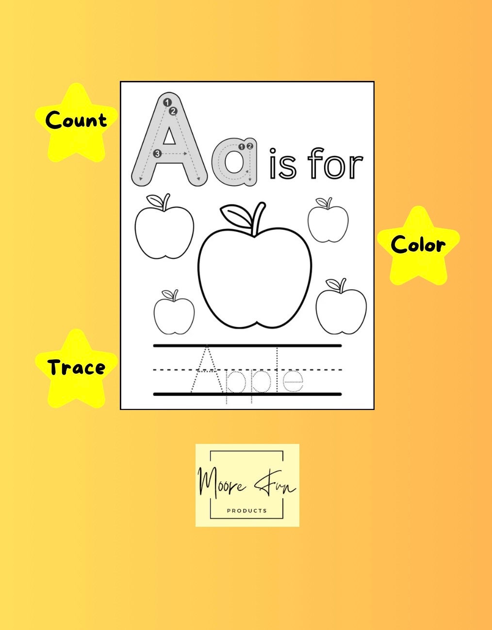 Printable Fall Alphabet Coloring and Tracing Book PDF - Fun Autumn ...