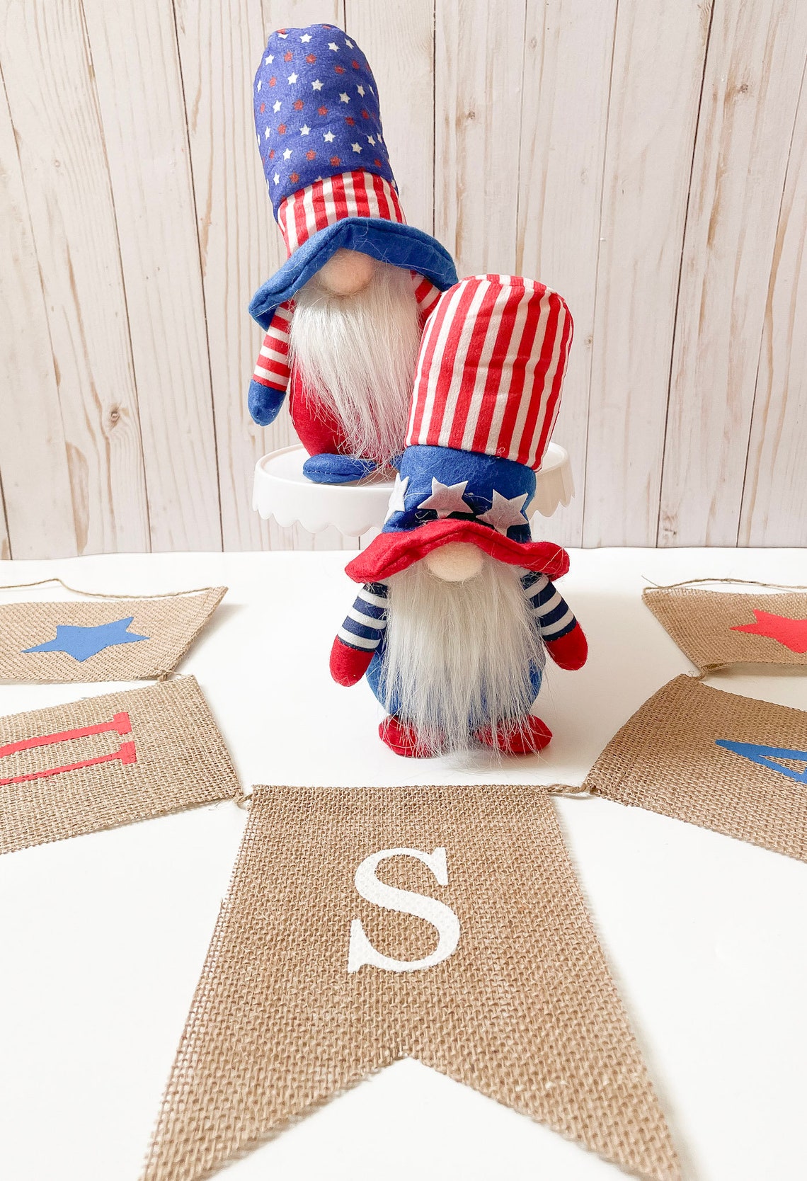 Patriotic 4th of July Gnomes Set of 2 - Etsy