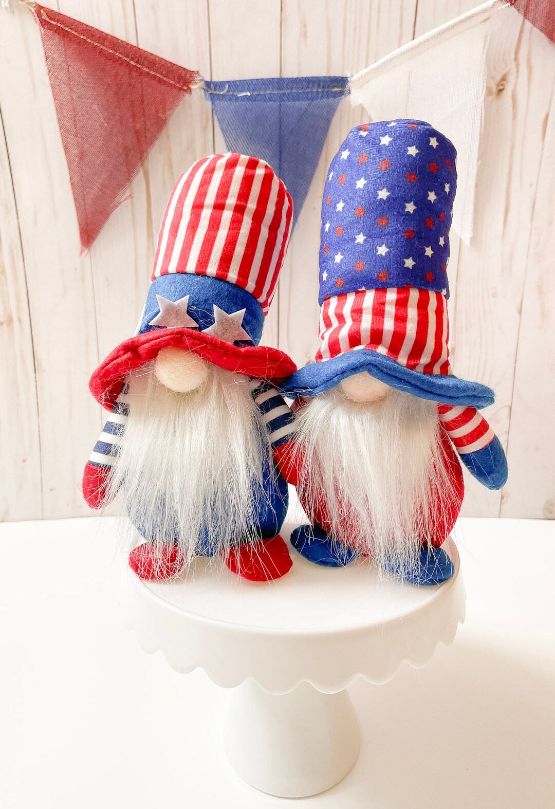 Patriotic 4th of July Gnomes Set of 2 - Etsy
