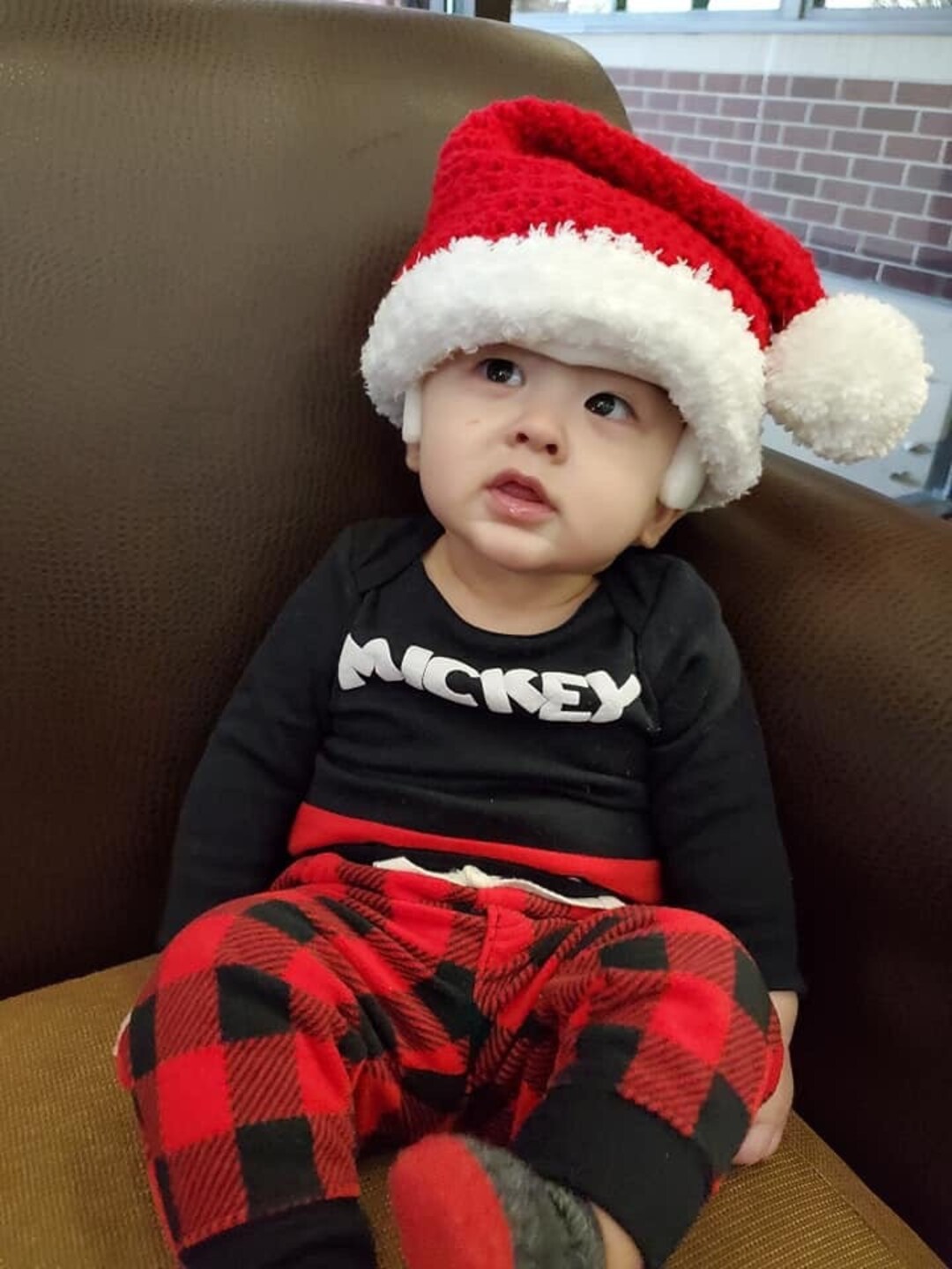 Baby Santa Hat - Etsy