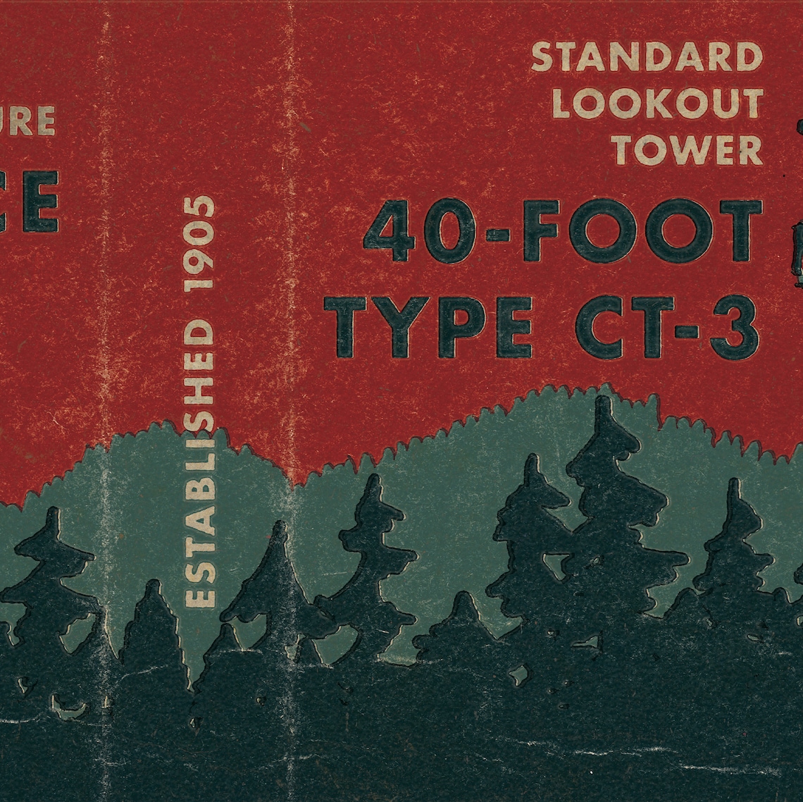 Retro US Forest Service Matchbook Poster 36 X 12 Fire - Etsy