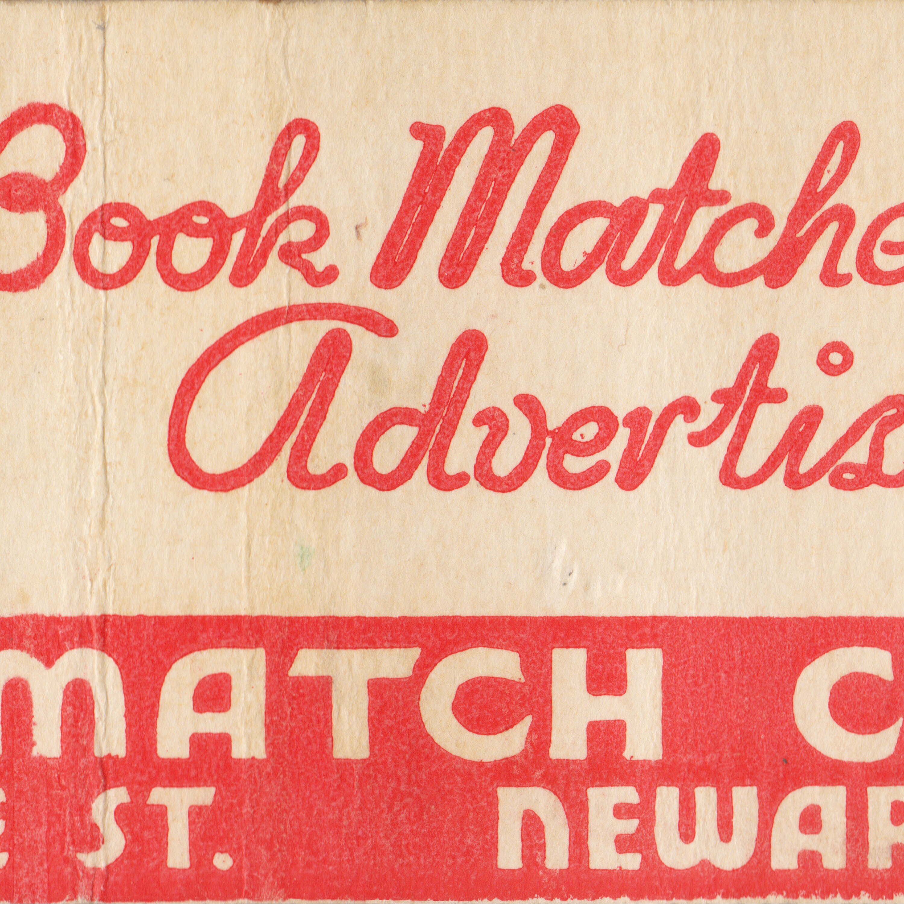 Retro Matchbook Poster 36 X 12 Vintage Advertising - Etsy