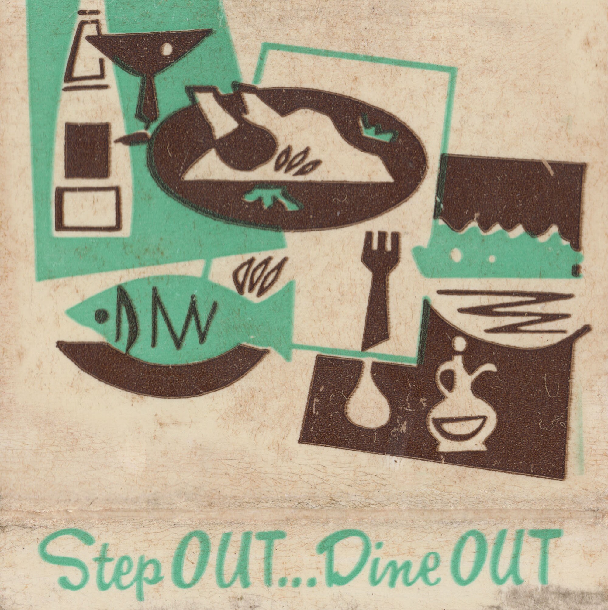 Retro Diner Matchbook Poster 12 X 36in. Retro Sign | Etsy