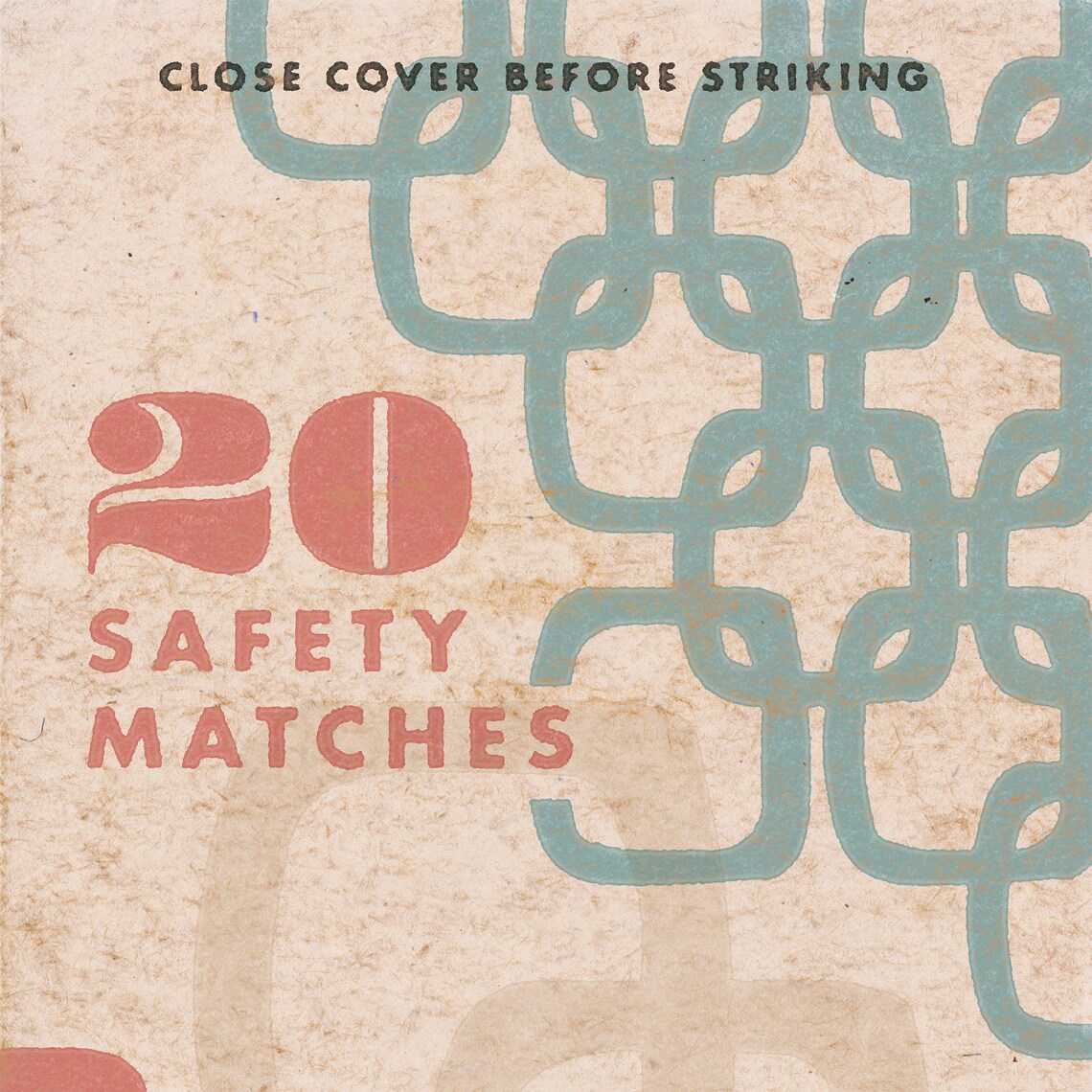 Set of Three Retro Matchbook Posters 12x36 Mid - Etsy