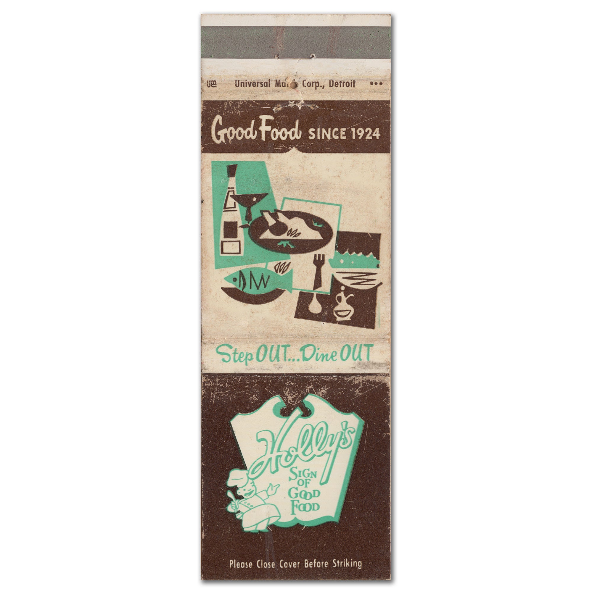 Retro Diner Matchbook Poster 12 X 36in. Retro Sign | Etsy