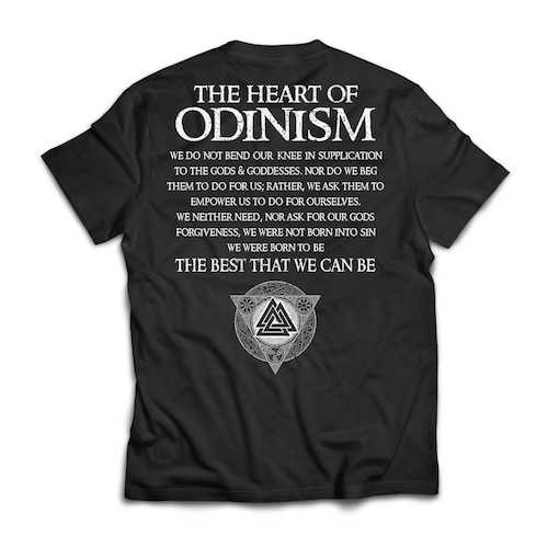 Odinism Back Next Level Mens Triblend - Etsy