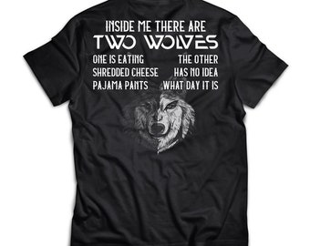Two Wolves Shirt - Etsy