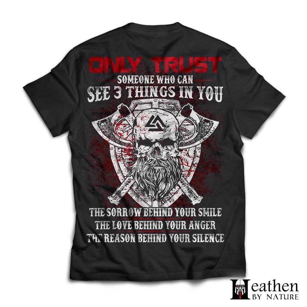 Viking Apparel Only Trust Back Heathen by Nature Next - Etsy