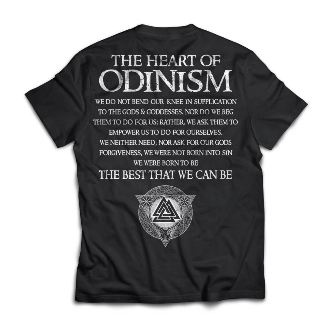 The Heart of Odinism to Be the Best That We Can Be, Back - Etsy