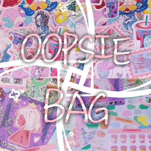 10 Pc Oopsie Daisy Sticker Pack Oopsie Bag - Etsy