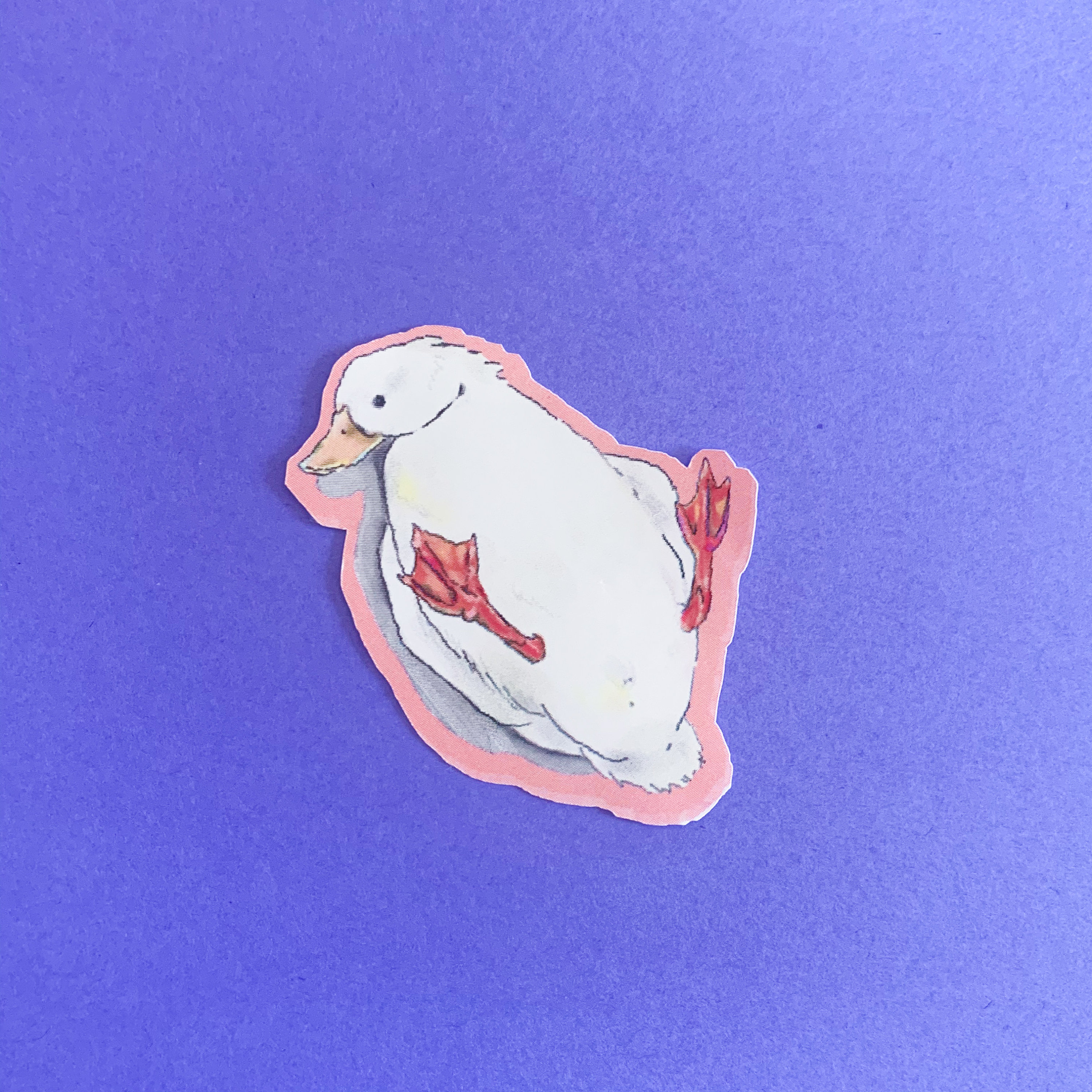 Kawaii Duck Laptop Notebook Planner Cute Diecut Paper Stickers | Etsy