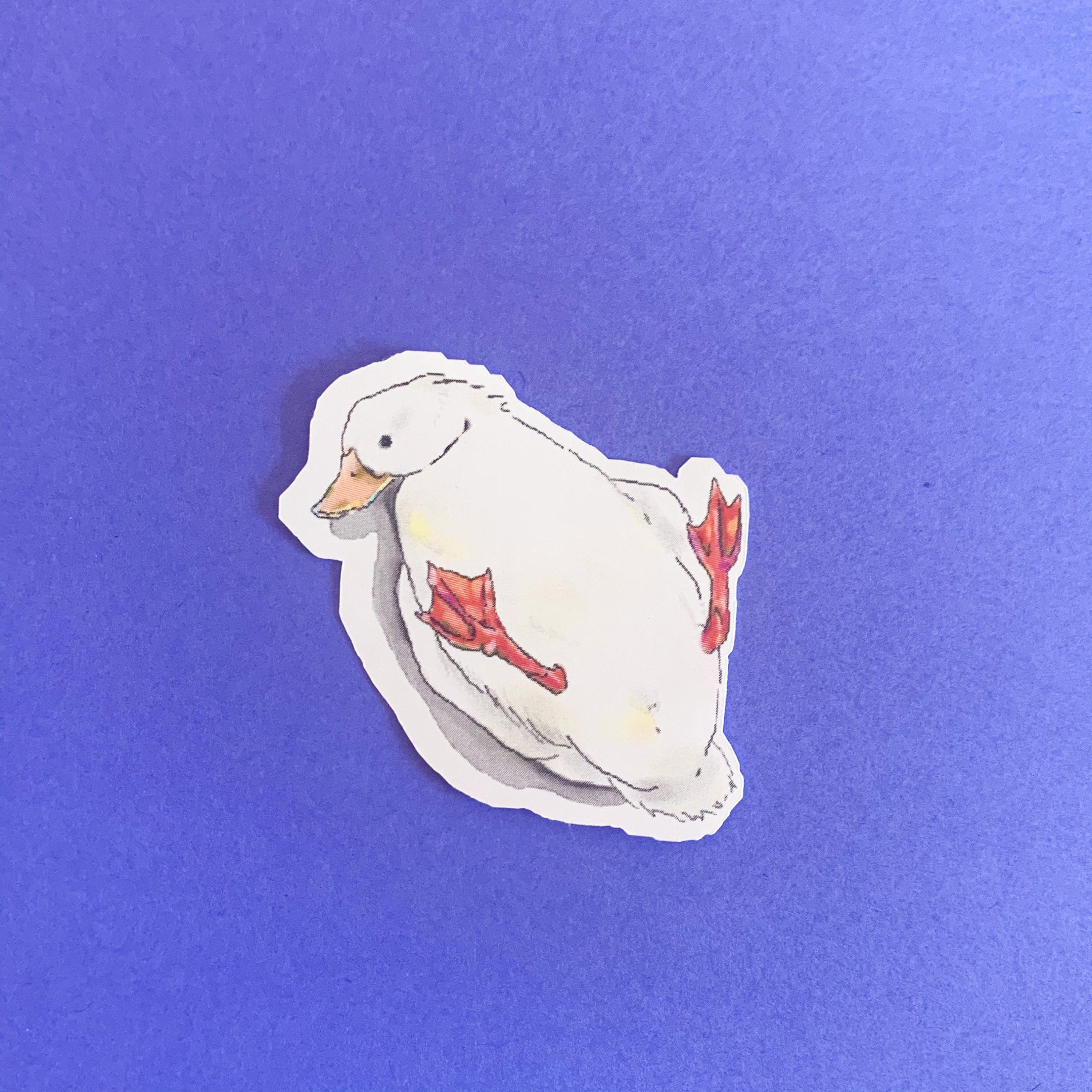 Kawaii Duck Laptop Notebook Planner Cute Diecut Paper Stickers - Etsy