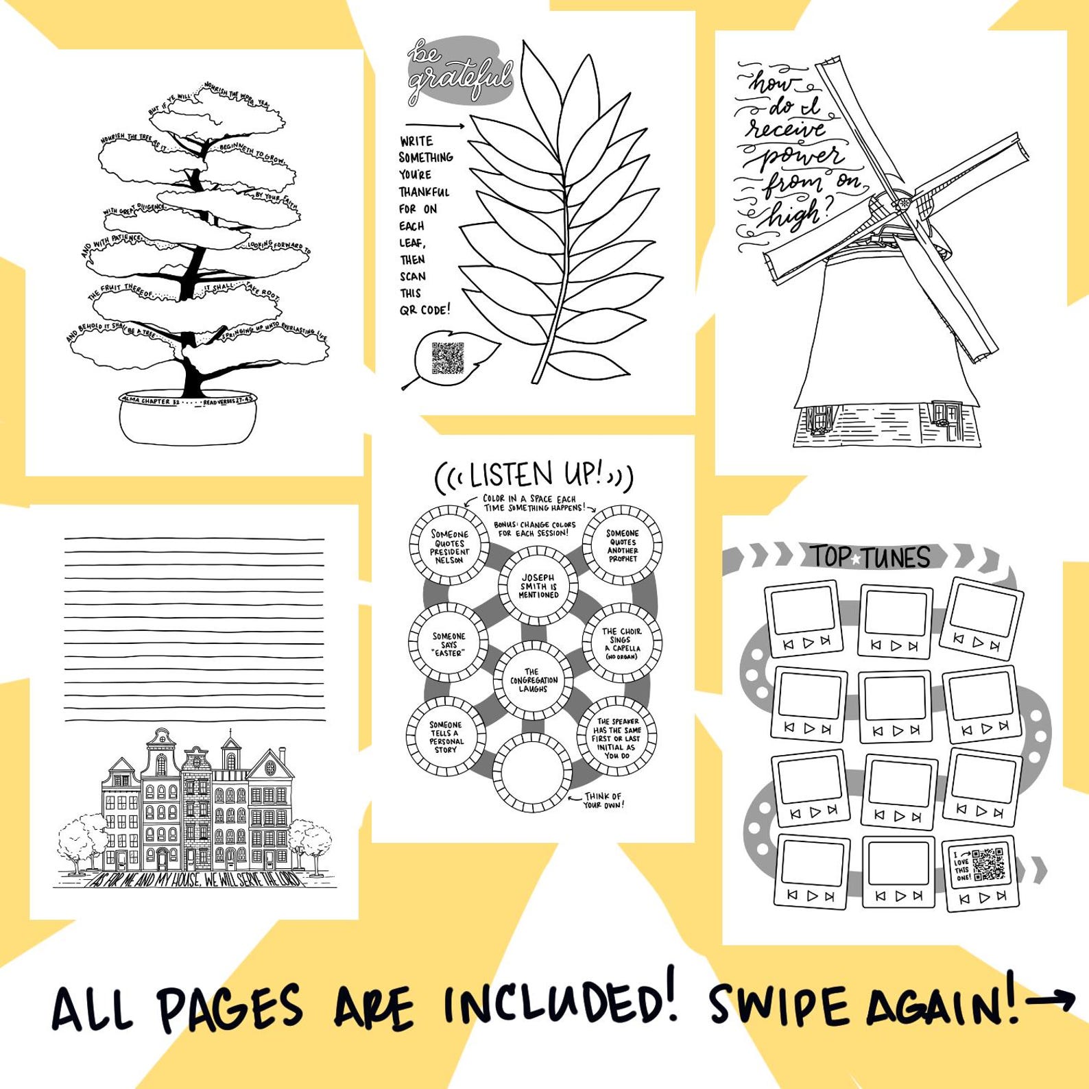 LDS General Conference Notebook | Printable Conference Notes ...