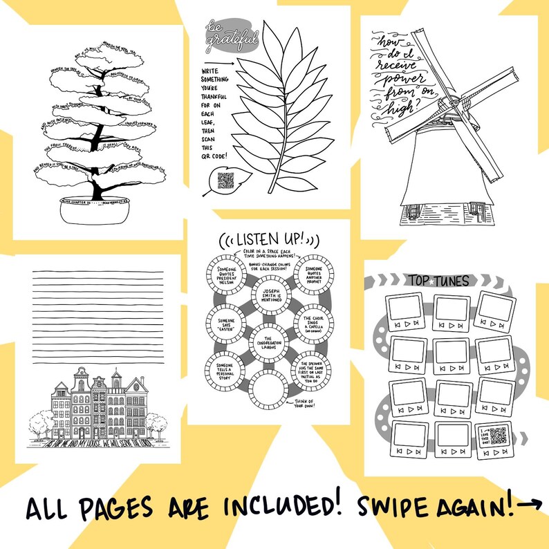 LDS General Conference Notebook | Printable Conference Notes ...