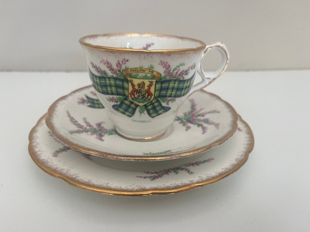 Vintage Clan Campbell Royal Stafford Fine Bone China Tartan Series ...