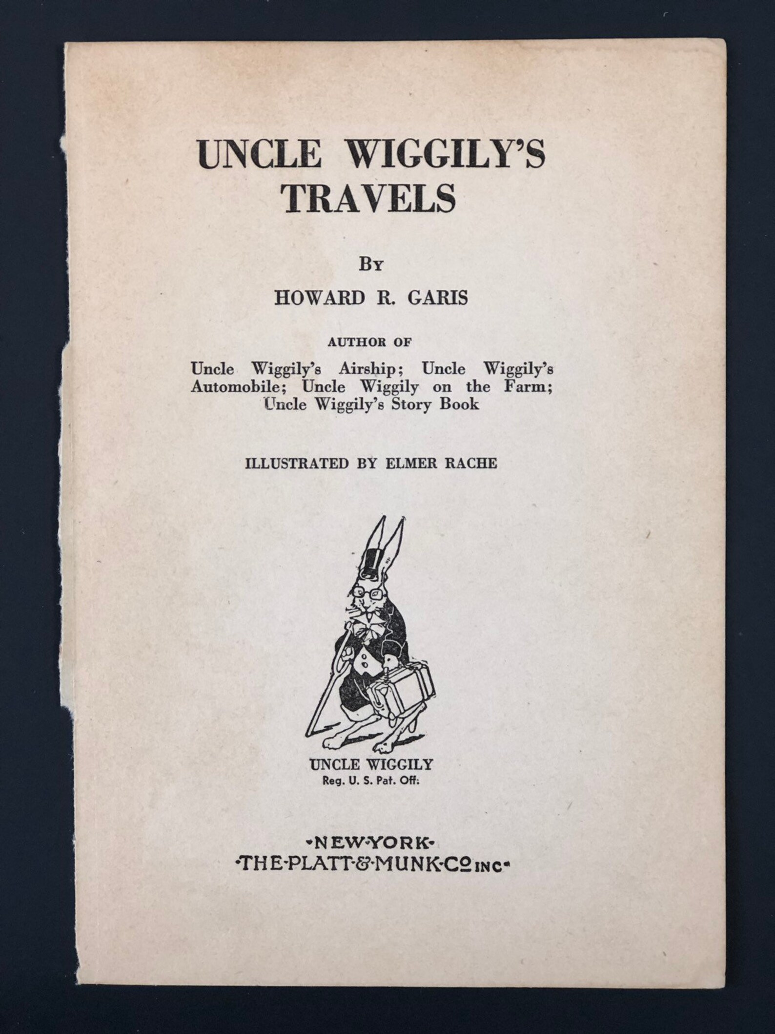 Vintage Uncle Wiggly Illustration, Original, Full Color, Moonlight Walk ...