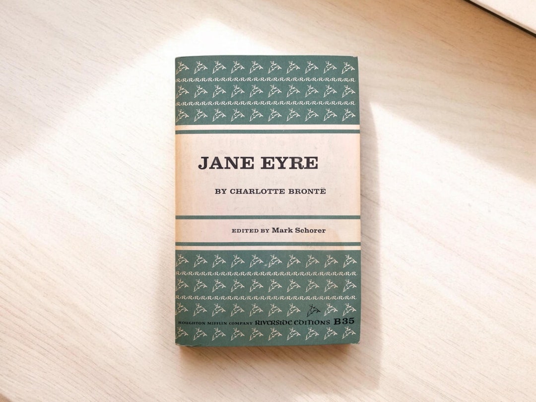 Jane Eyre, Riverside Editions, B35, Charlotte Bronte, 1959 - Etsy