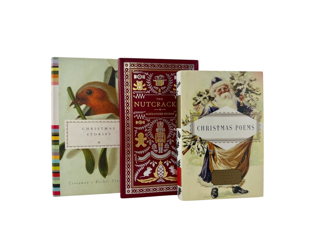 Christmas Book Set, 3 Volumes, the Nutcracker, Christmas Poems ...