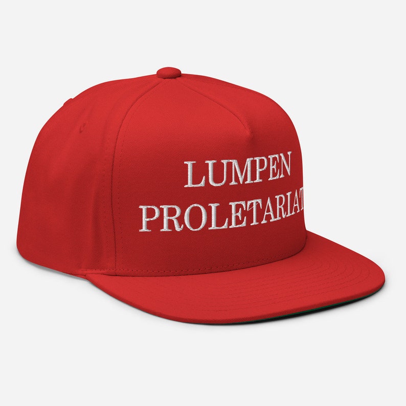 LUMPEN PROLETARIAT Flat Bill Cap - Etsy