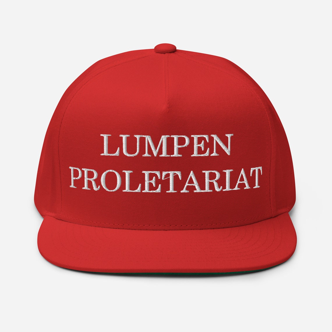LUMPEN PROLETARIAT Flat Bill Cap - Etsy