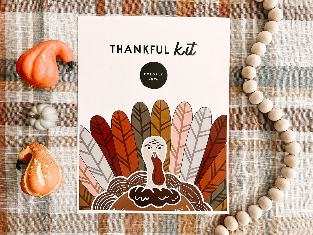 Thanksgiving Printable Kit - Etsy