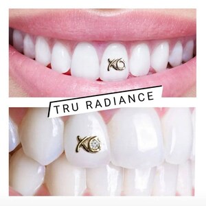 Solid 18k Gold & Rose Gold Tooth Charm Tooth Gem One Piece Gem Style ...