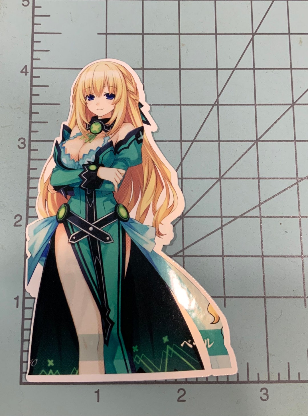 Hyperdimension Neptunia Anime Sticker Waifu Vert - Etsy