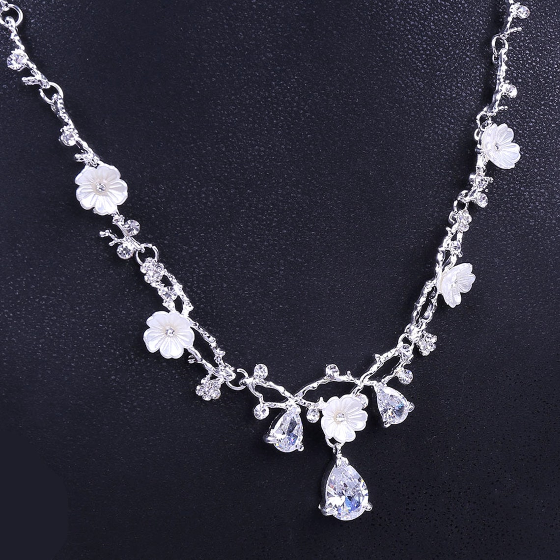 Baroque Handmade Crystal Beads Bridal Jewelry Set Rhinestone - Etsy