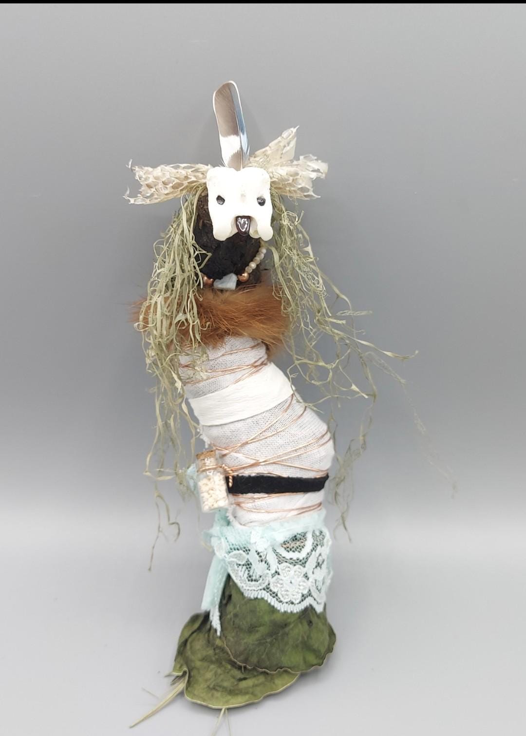 Handmade Spirit Doll, Witchcraft Talisman, Altar Decor, OOAK Art Doll ...