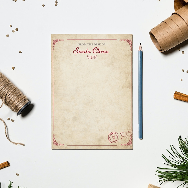 A Letter From Santa’s Workshop - Etsy
