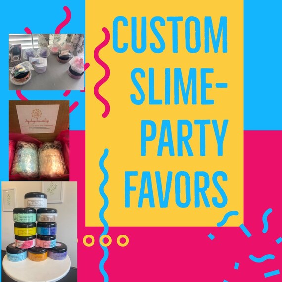 Custom Slime Party Favors by Anne James Lifestyle Photography | Catch ...