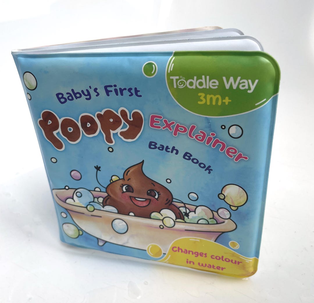 Toddle Way | Baby's First Poopy Explainer Bath Book | Change Colour in ...