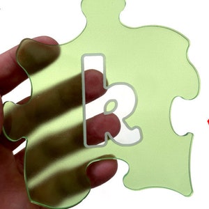 Jumblez Puzzles, Acrylic Translucent Puzzle Pieces | Handwriting ...