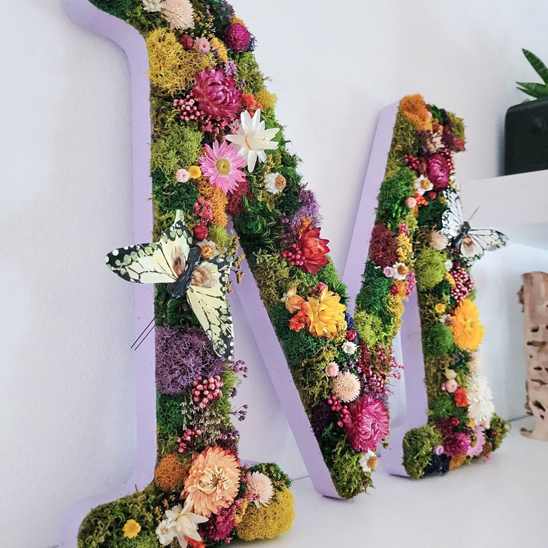 Moss Letters - Etsy