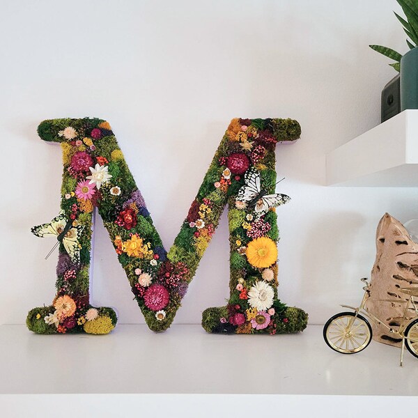 Moss Letters - Etsy
