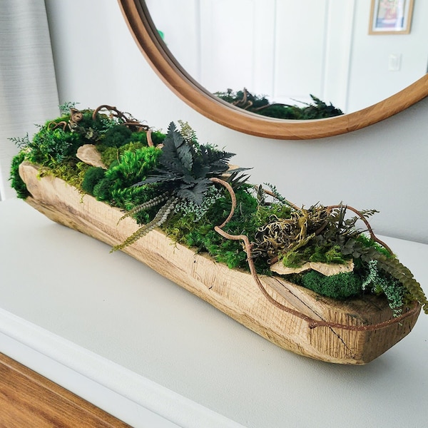 Moss Table Decor - Etsy