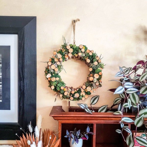 Moss Wreath - Etsy