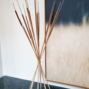 Dried Cattails | Natural Cattails Cottage Decor | Craft Supplies | 25 ...