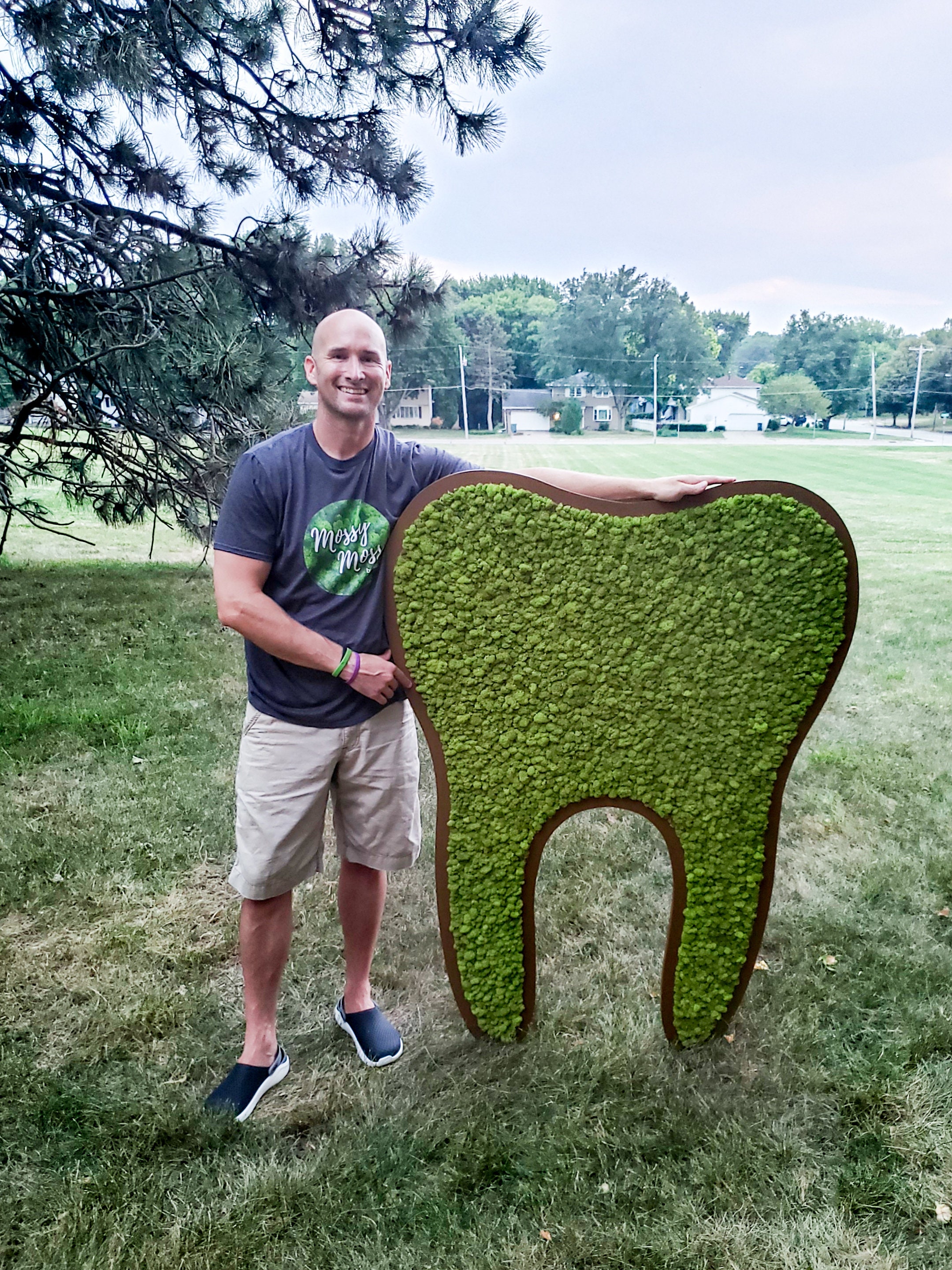 Dentist Office Decor Moss Tooth ANY SIZE Orthodontics | Etsy India