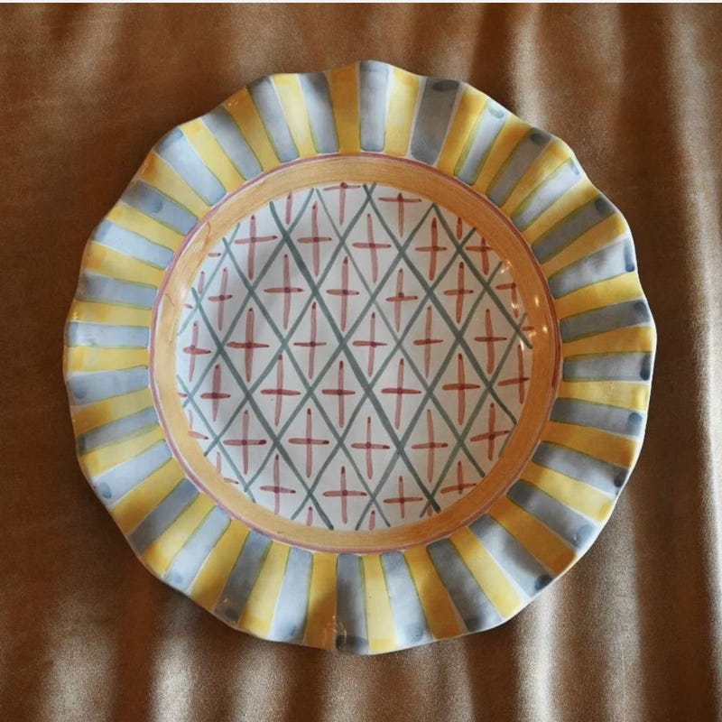 Ruffled Plates - Etsy