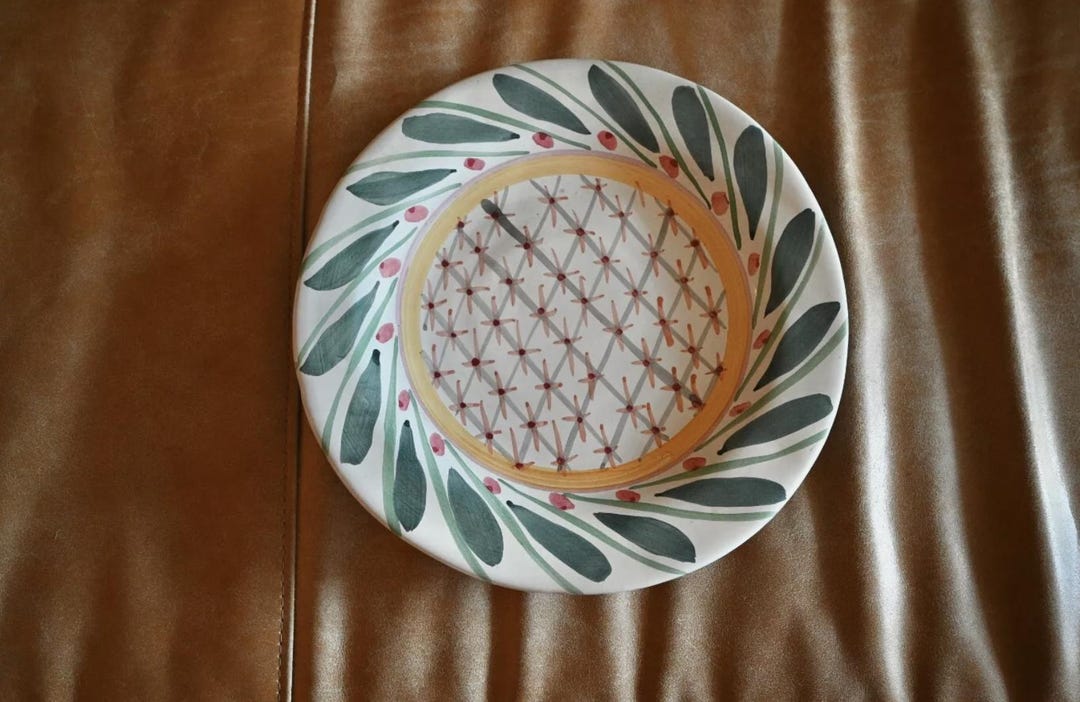 Mackenzie Childs / Original Hand Painted Brighton Pavilion Design Plate ...