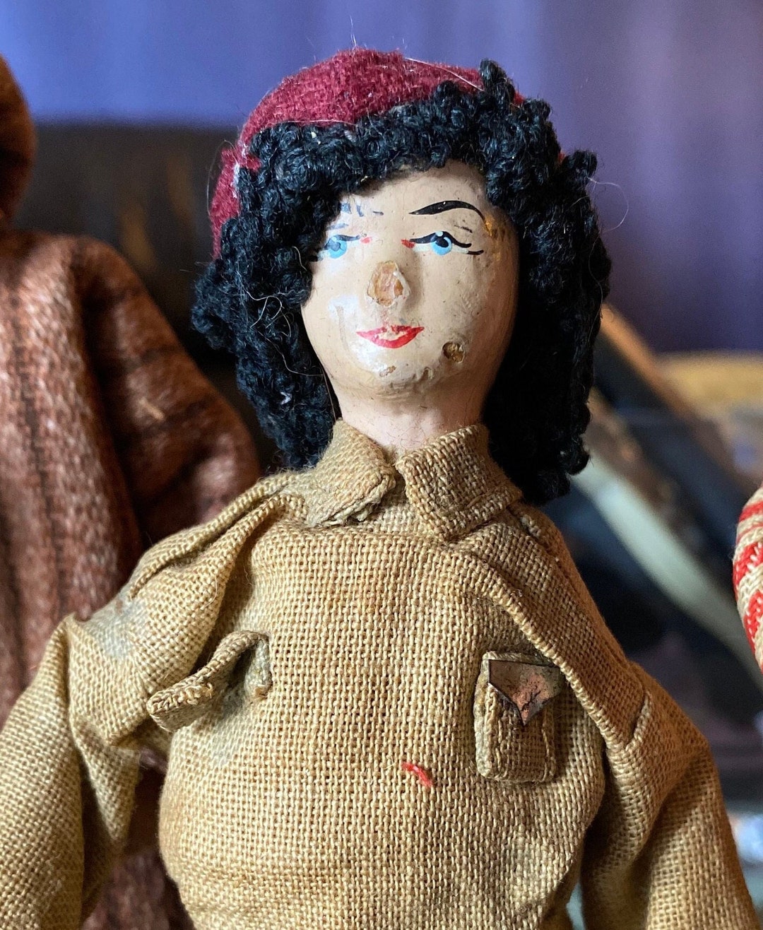 DOLL / Antique Israeli Soldier Doll. Handmade 1950s - Etsy