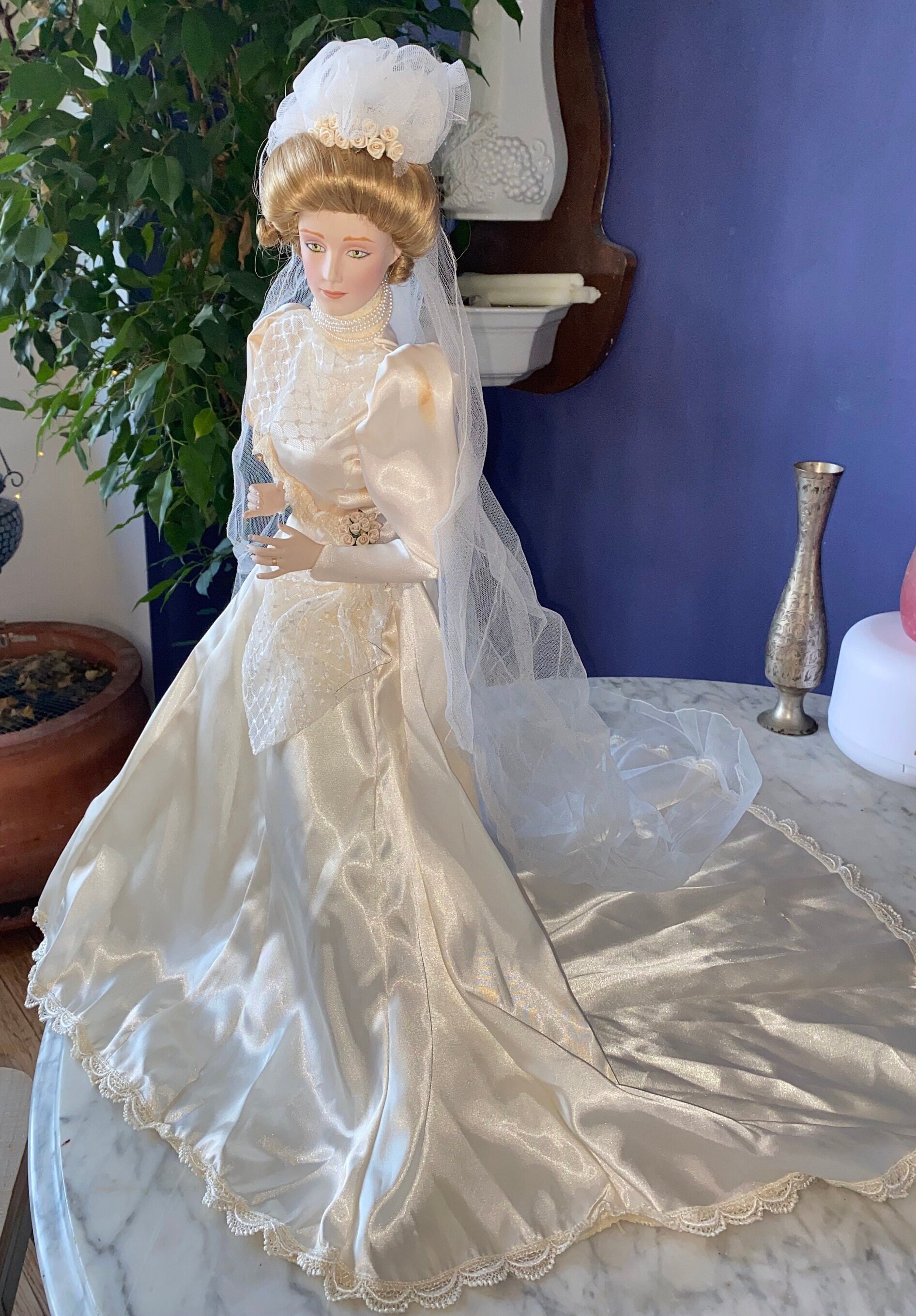 DOLL / BRIDE DOLL / Ashton Drake / Vintage Doll / Porcelain / Rare - Etsy