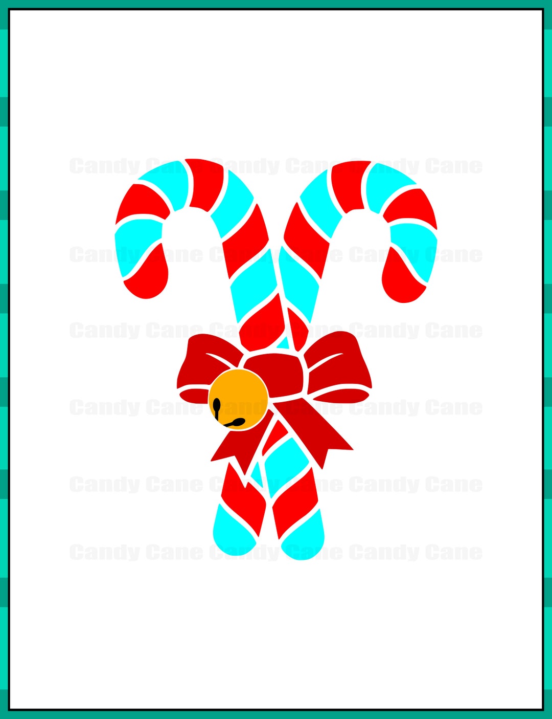 INSTANT DOWNLOAD: Christmas,candy Cane,holiday,vector,clip Art, Clipart ...