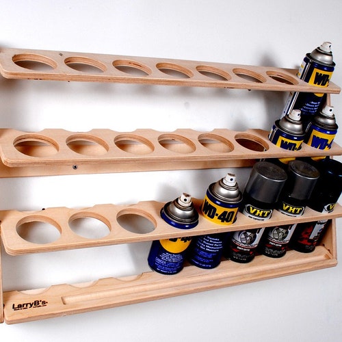20 Can Spray Paint or Lube Can Wall Mount Storage Holder Rack - Etsy
