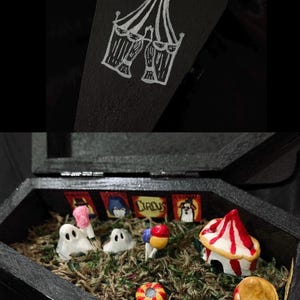 Mini Clay Ghost Circus Oddity - Etsy