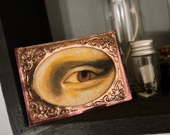 Mona Lisa Miniature Painting - Etsy